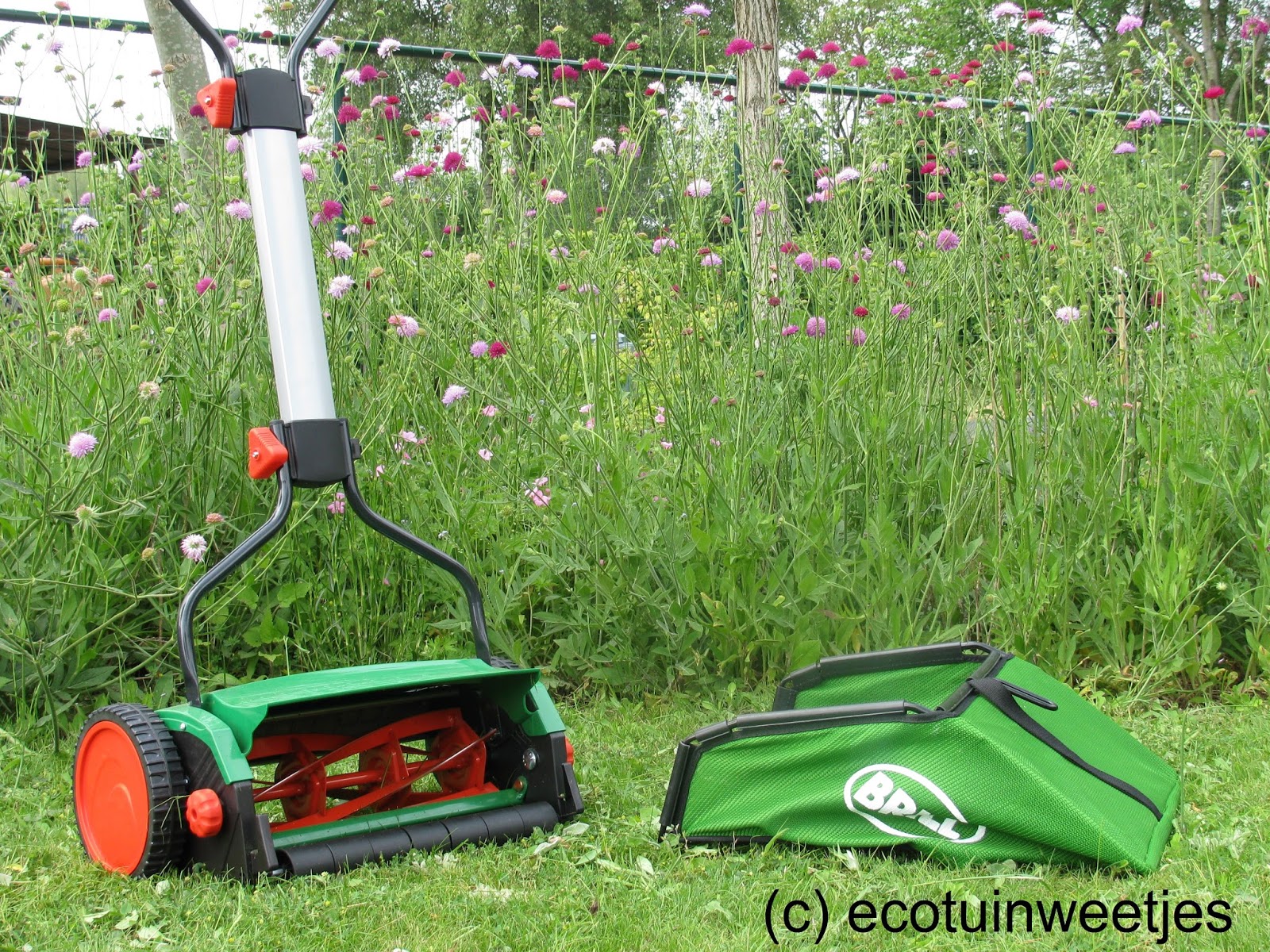 Ecotuinweetjes: Ecologische grasmaaier