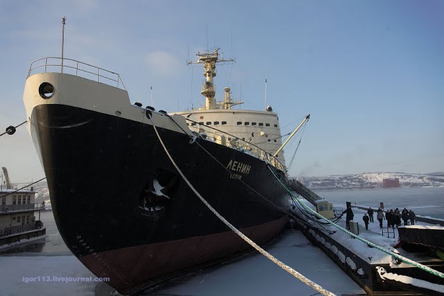 Rusadas: El rompehielos Lenin: el primer buque nuclear de la historia