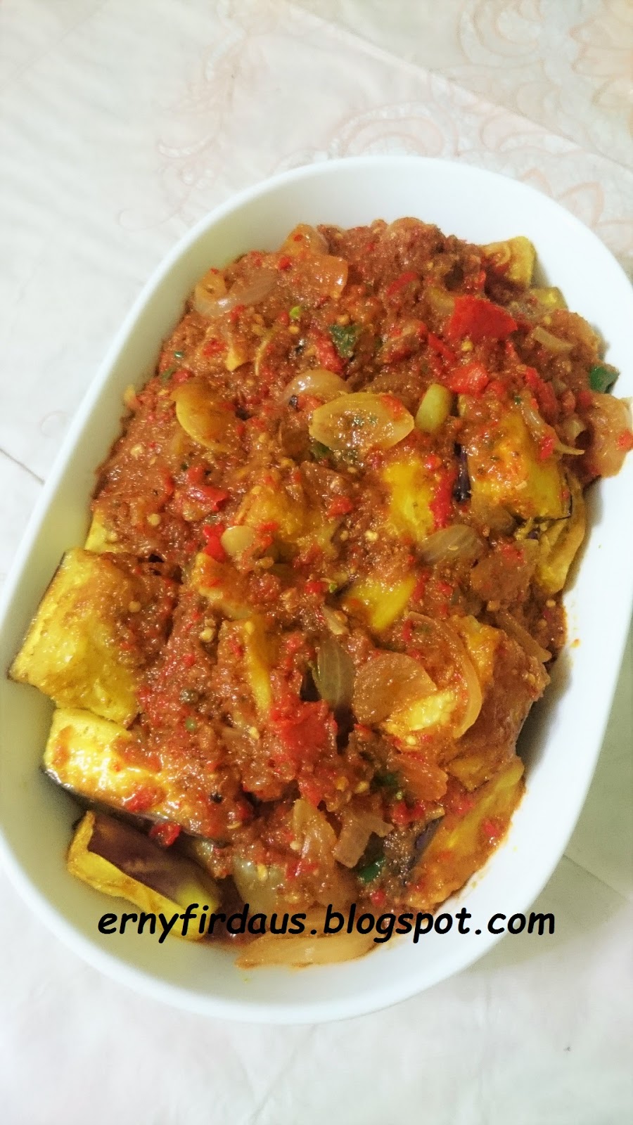 TERU TERU BOZU: Resipi: Terung Goreng Berlado Sedap dan Mudah