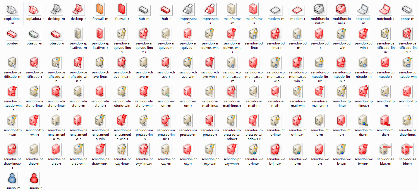 Blog do Déo: Coleção de Ícones para Zabbix
