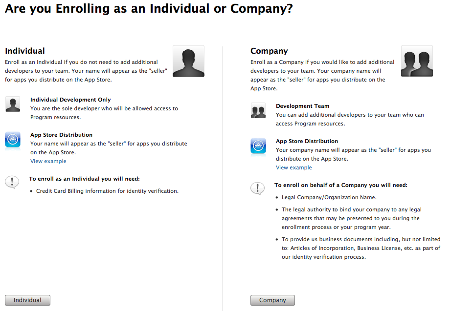 I touchs: Join The iOS Developer Program