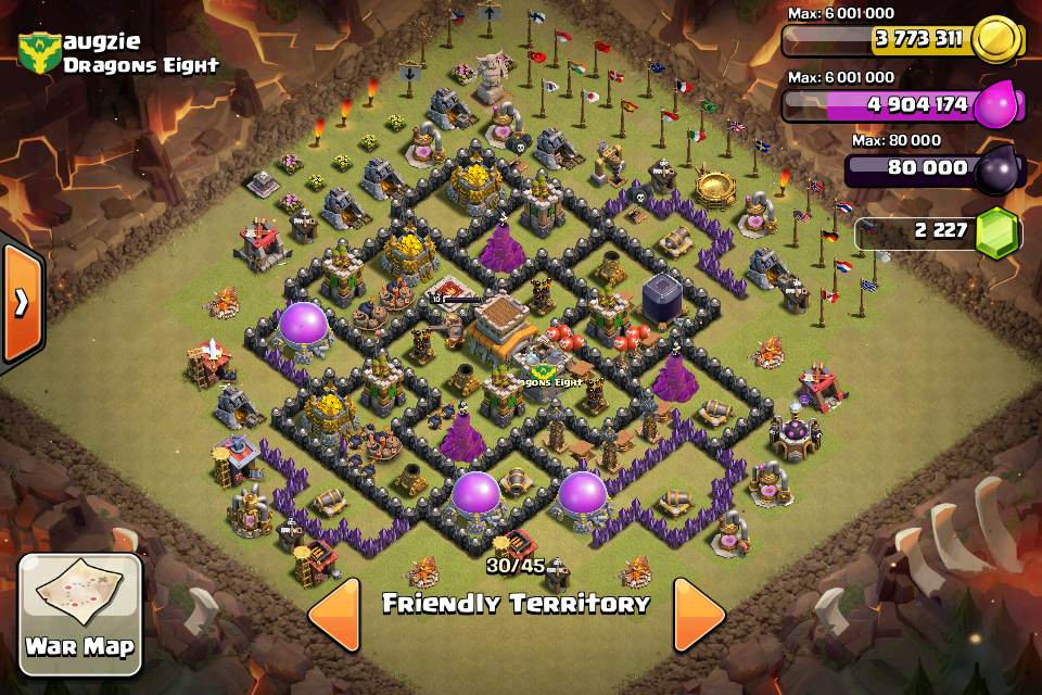 Coc Th 8 Anti Naga Terbaik 100% Anti Rata | Tips Game Android