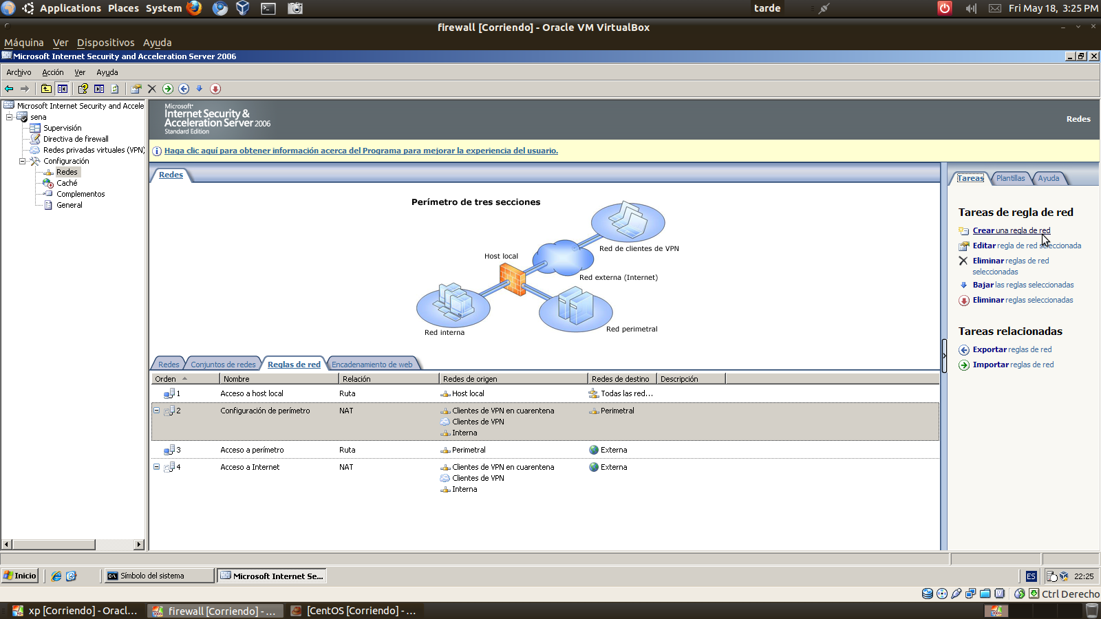 Felipe Pulgarin Aprendiz Sena: INSTALACIÓN DE ISA EN WINDOWS 2003.