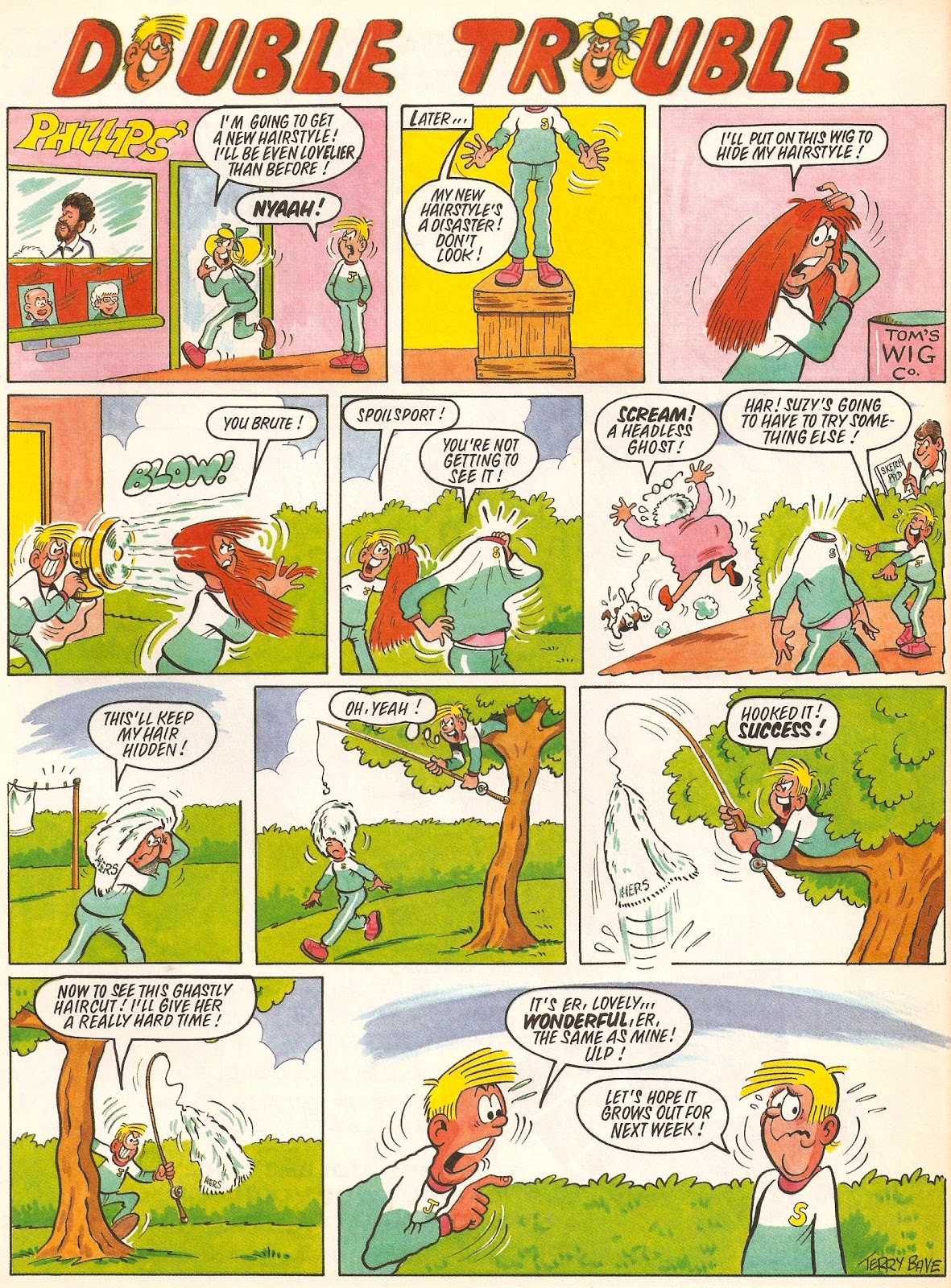 Wacky Comics!: More Bave in Double Trouble!