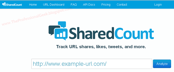 تعرف موقع Sharedcount لمعرفة عدد مشاركات رابط معين على الشبكات الإجتماعية | sas