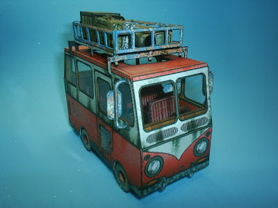 Volkswagen Transporter Van Papercraft | Papercraft Paradise ...