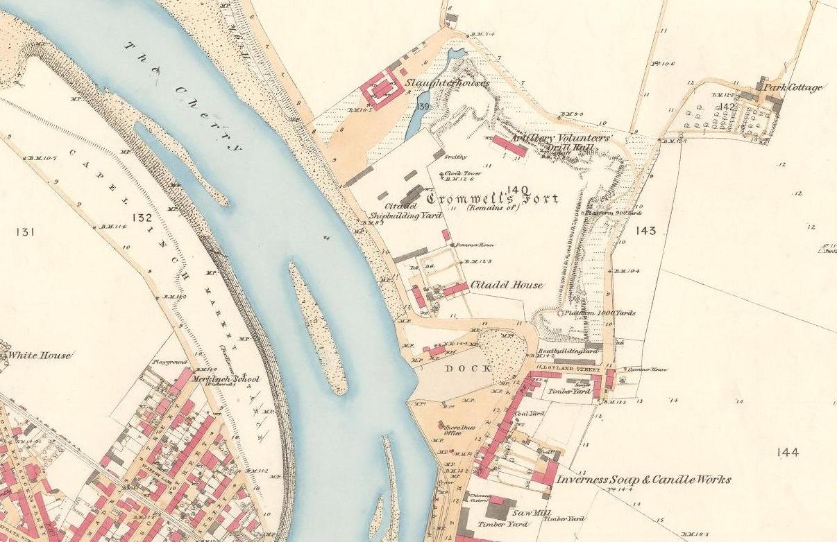 except the Kyles and Western Isles: Inverness' Cromwellian Fort