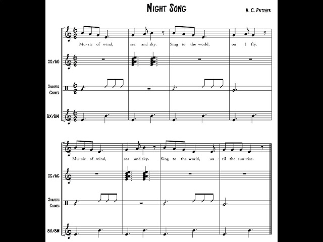 O For Tuna Orff: Nightsong Book, Song, and Movement