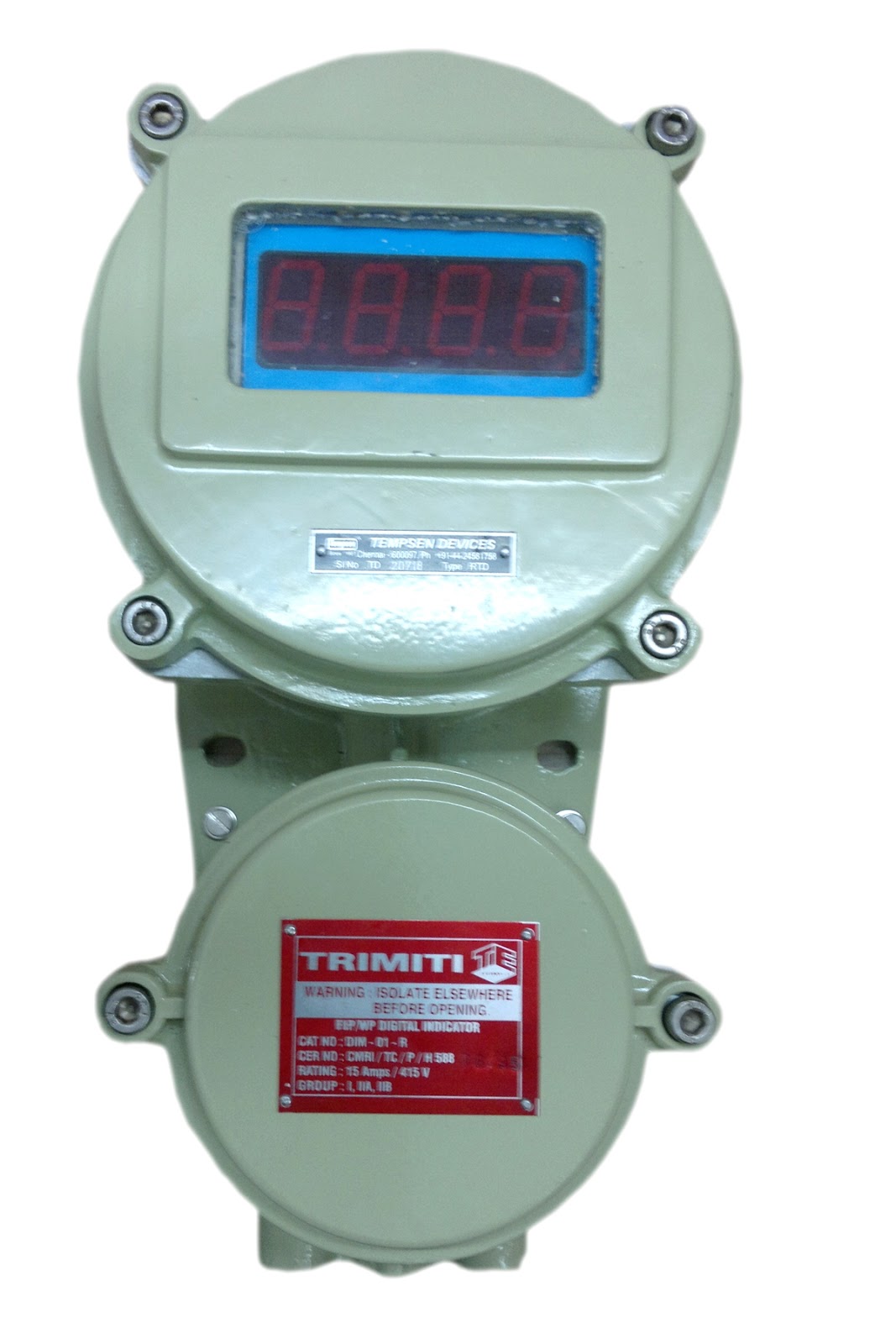 Tempsen Devices: Flame Proof controller in chennai
