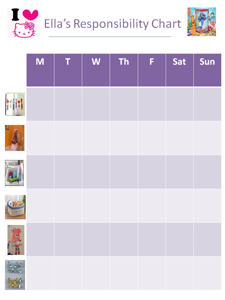 A Busy Mom's Slow Cooker Adventures: A Responsibility Chart for ...