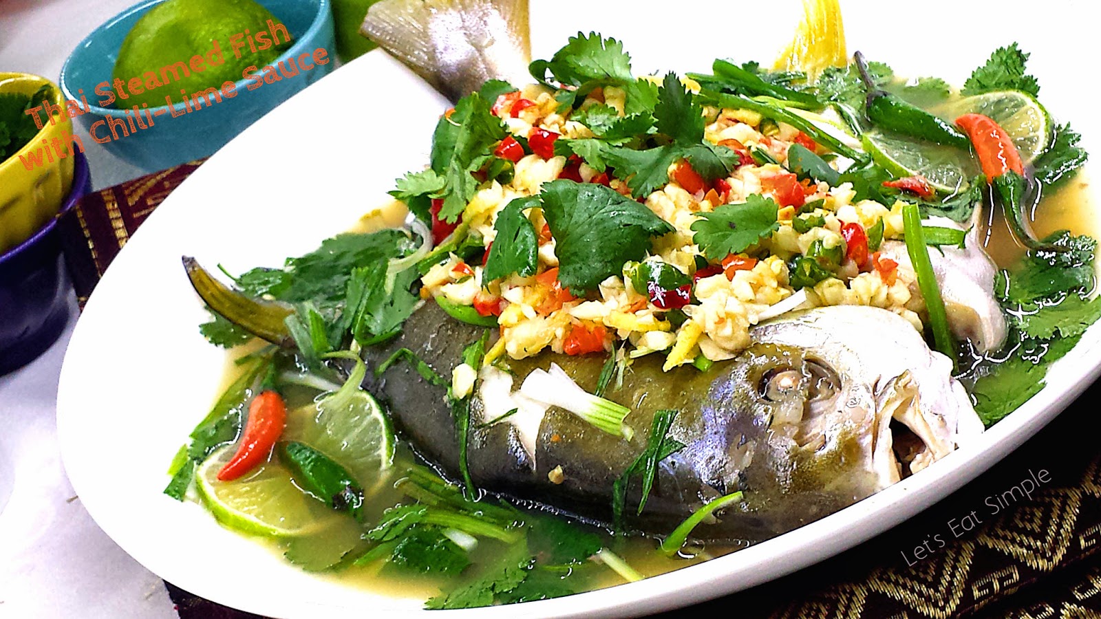 Let's eat......simple!: Thai Steamed Fish with Spicy Chili-Lime Sauce ...