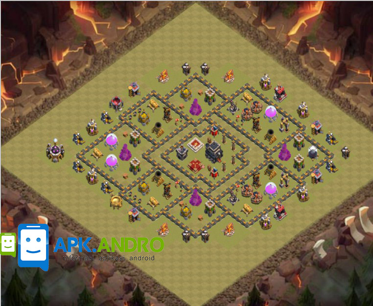 Kumpulan Base TH 9 terkuat War Anti Serangan - Gudang BBM Modifikasi ...