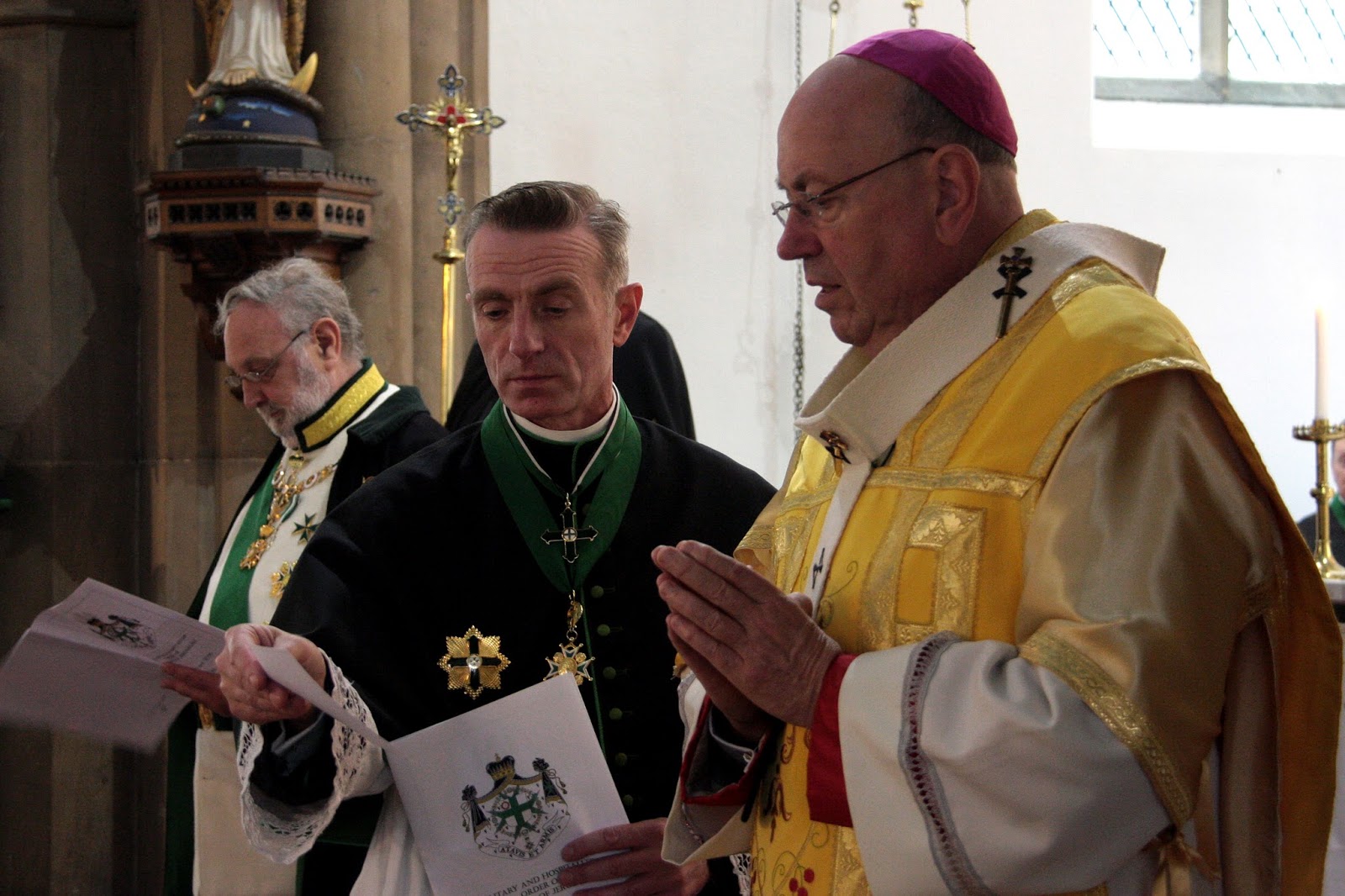 GRAND PRIORY OF GREAT BRITAIN: Mass with Archbishop Malcolm McMahon