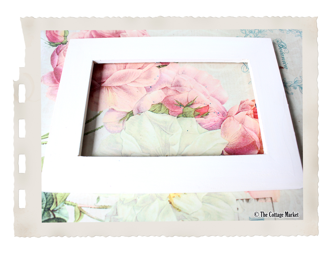 French Script Frame DIY It's a Cinch - The Cottage Market