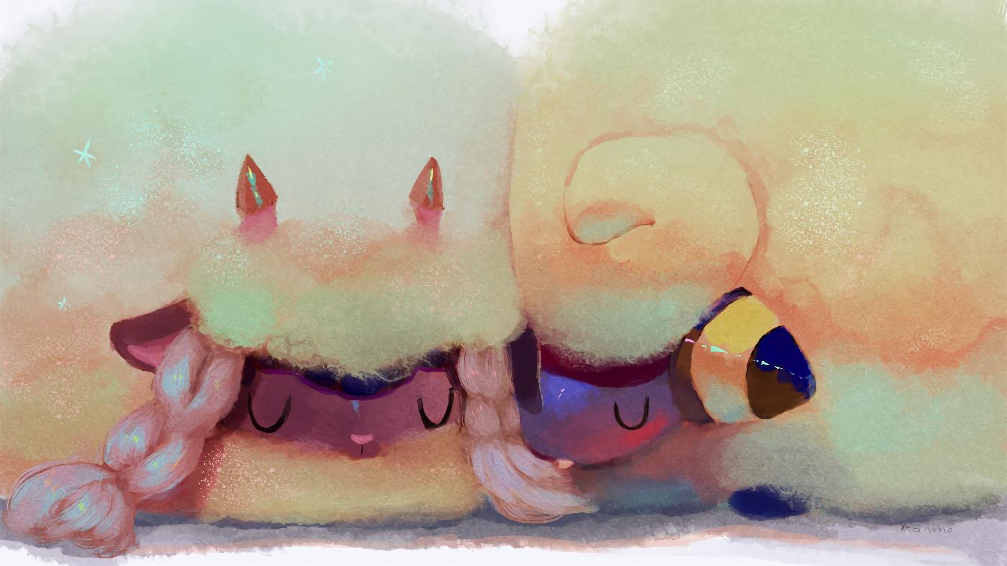 Wooloo, Mareep, Pokemon Sword and Shield, 4K, #27 Wallpaper iPhone Phone