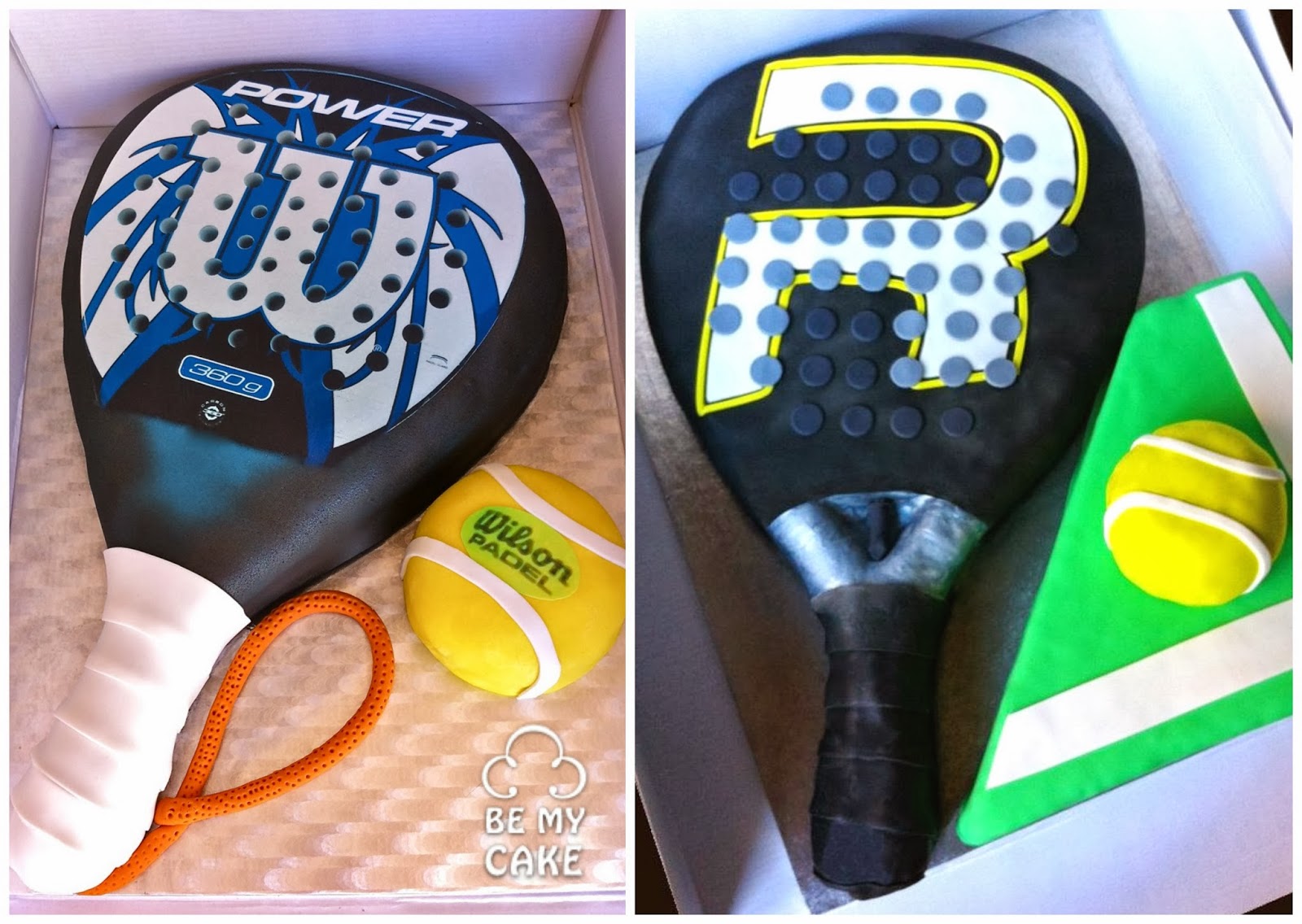 Tarta raqueta de Pádel 2.0 ~ BE MY CAKE