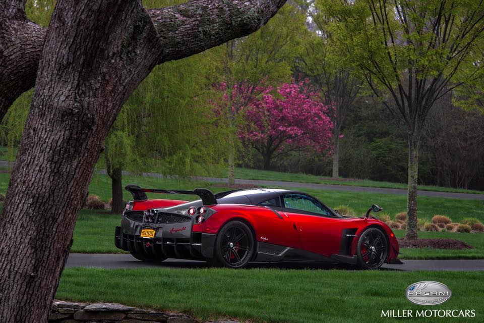 Red Pagani Huayra BC Delivered To Benny Caiola's Family | Carscoops