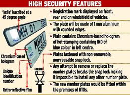 High Security Number Plate: HSRP (High Security Number Plates India)