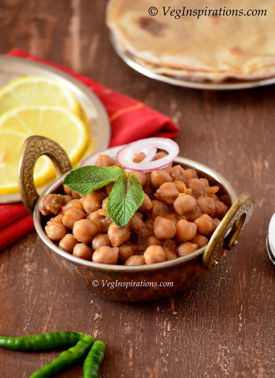 Pindi chole ~ Pindi chana ~ Vegan Chickpeas Curry | Veg Inspirations