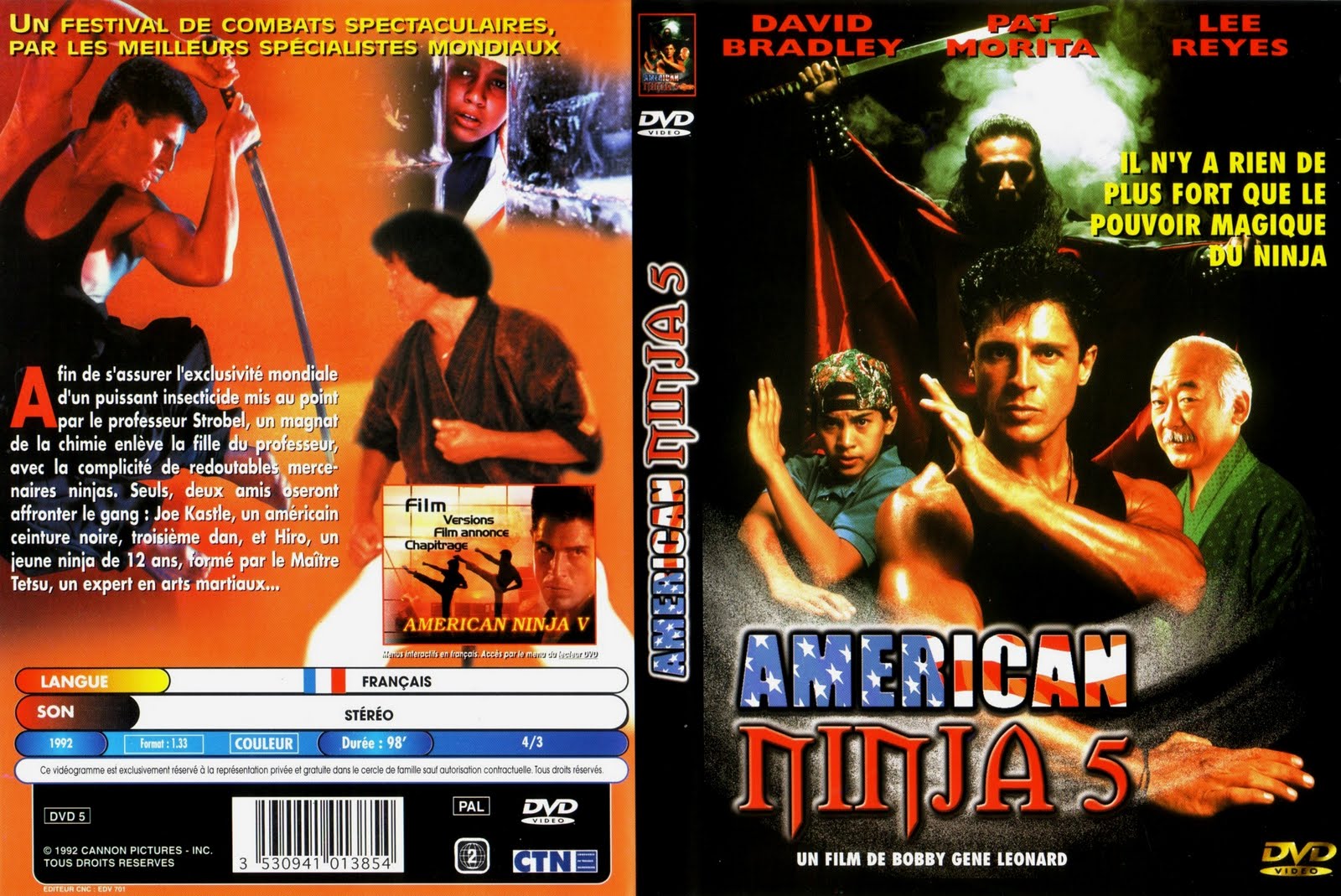 Capas Filmes Ação: Ninja Americano 5