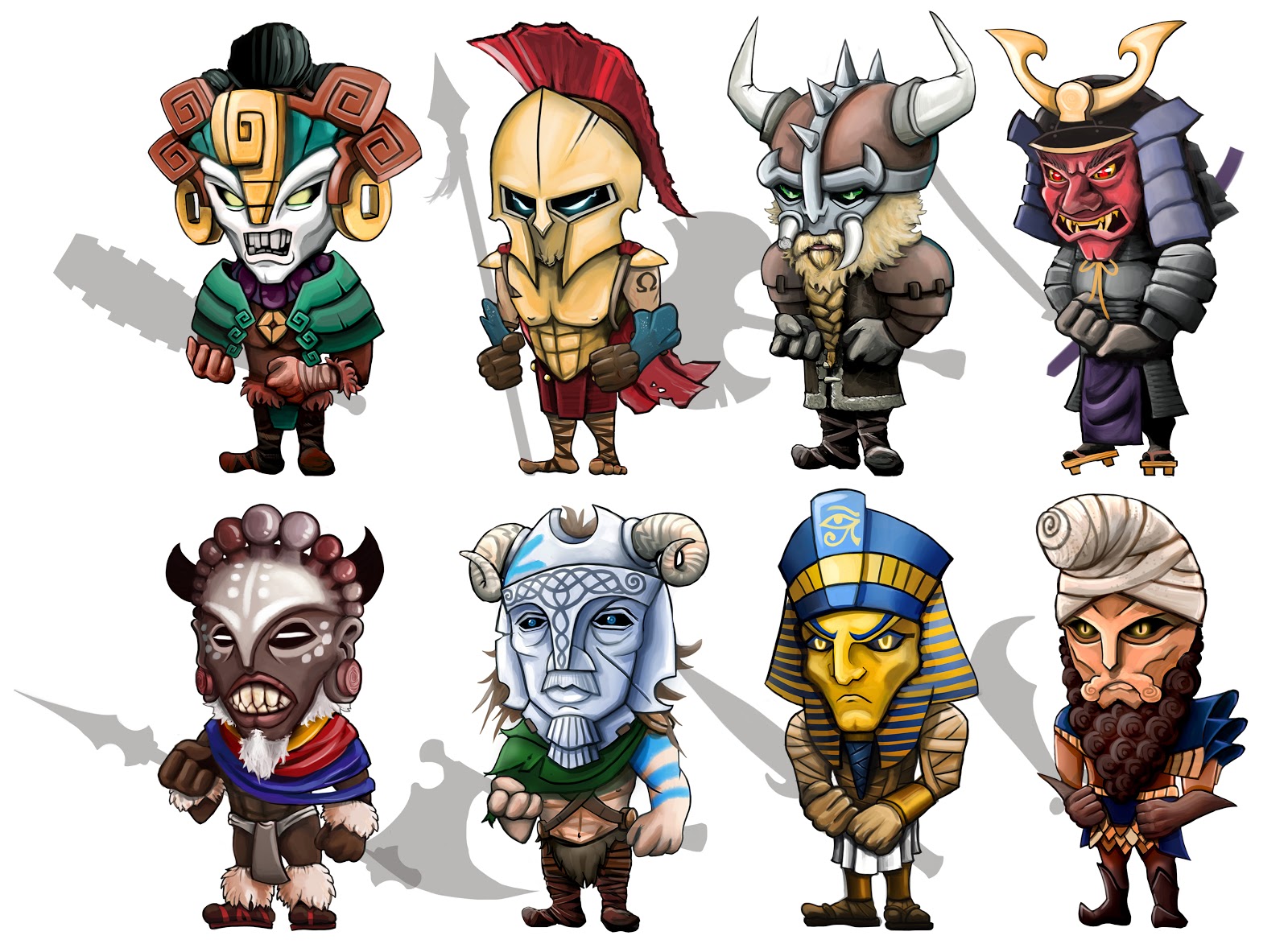 KIRKPATRICK EDMONDS: Chibi Warrior Concepts