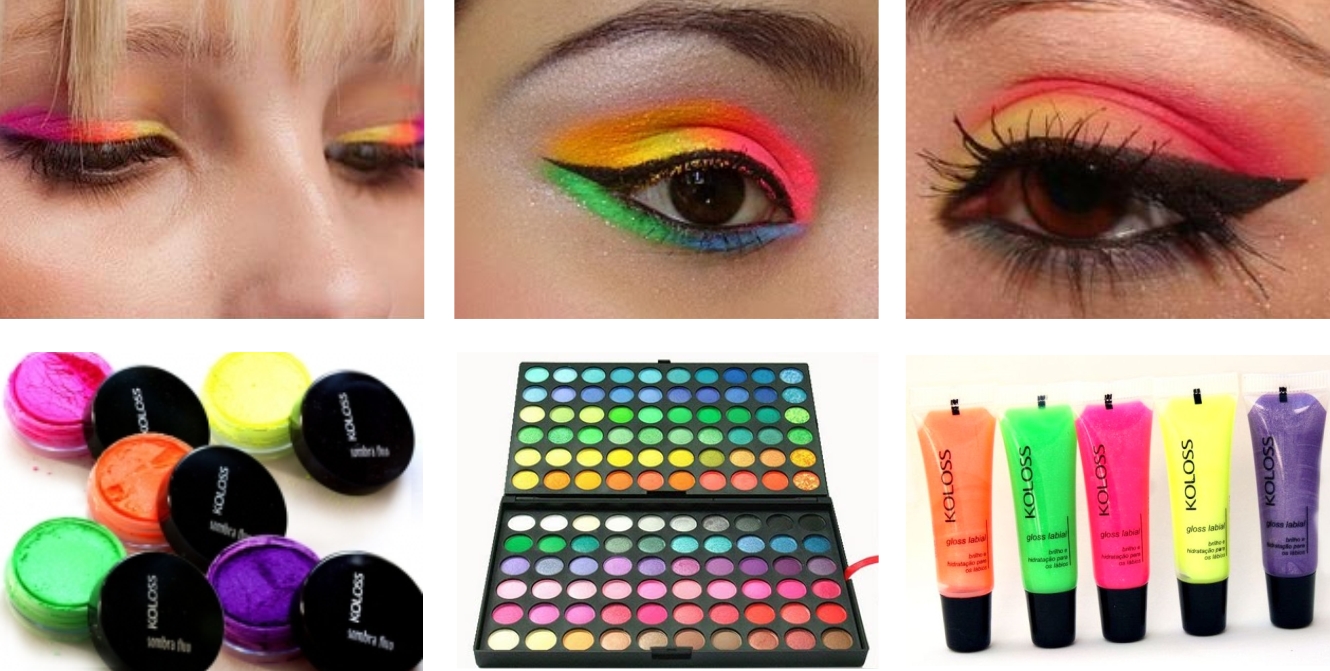 Cantinho das artes: Maquiagem Neon