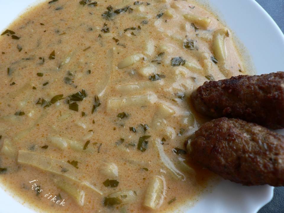 Ízes étkek: Sárgabab főzelék fasírttal