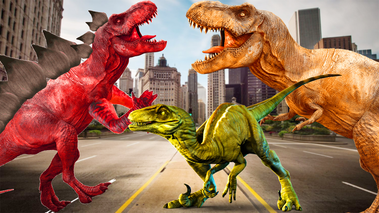 Crazy Dinosaurs Fights Spinosaurus Attack Action Movie Lion King ...