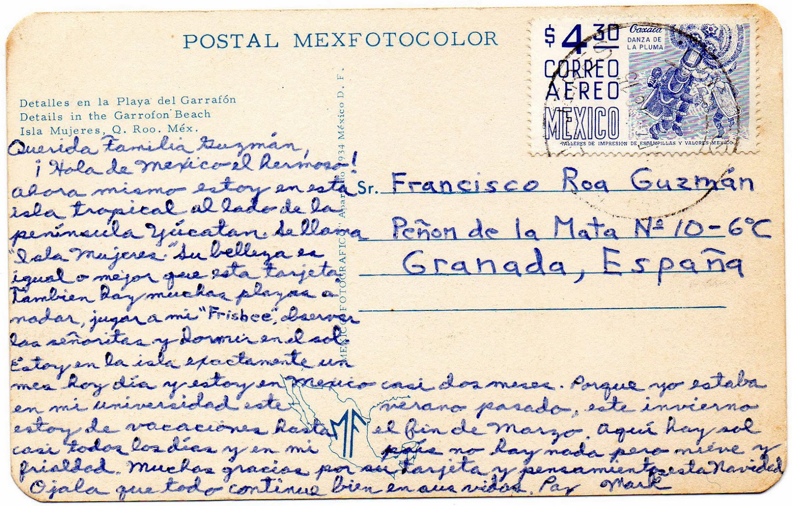 Tarjeta postal - Post card - Carte postale: marzo 2014