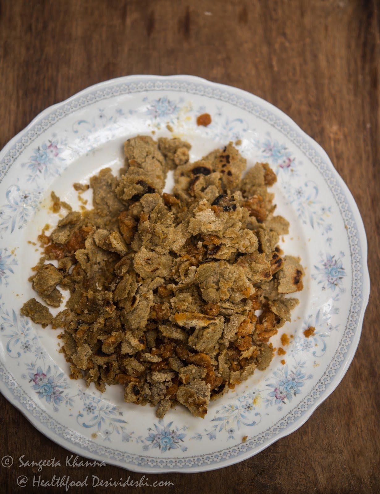 banaras ka khana: bajre ka maleeda ... a rustic dessert or meal made ...