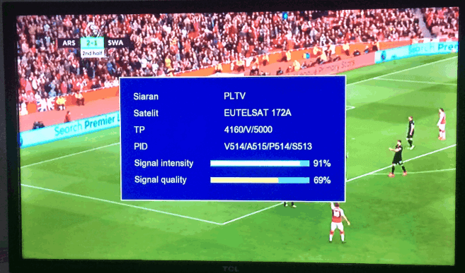 Biss Key terbaru PLTV Eutelsat 172A - TV Digital