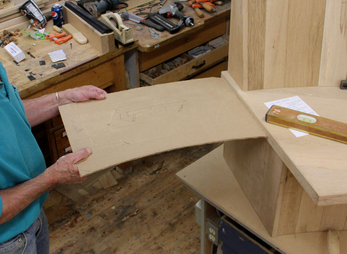 Dorset Custom Furniture - A Woodworkers Photo Journal: a custom curved ...