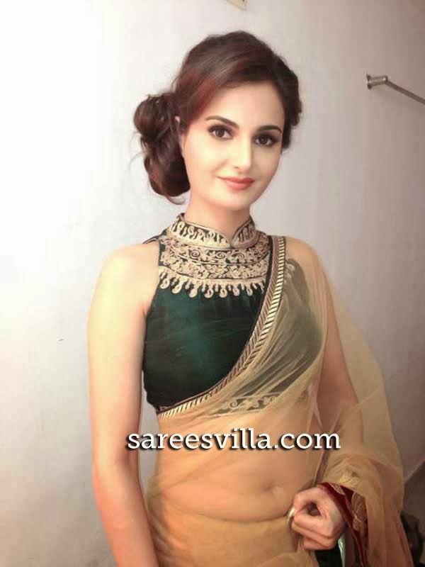 High Neck Saree Blouse Designs | Sarees Villa