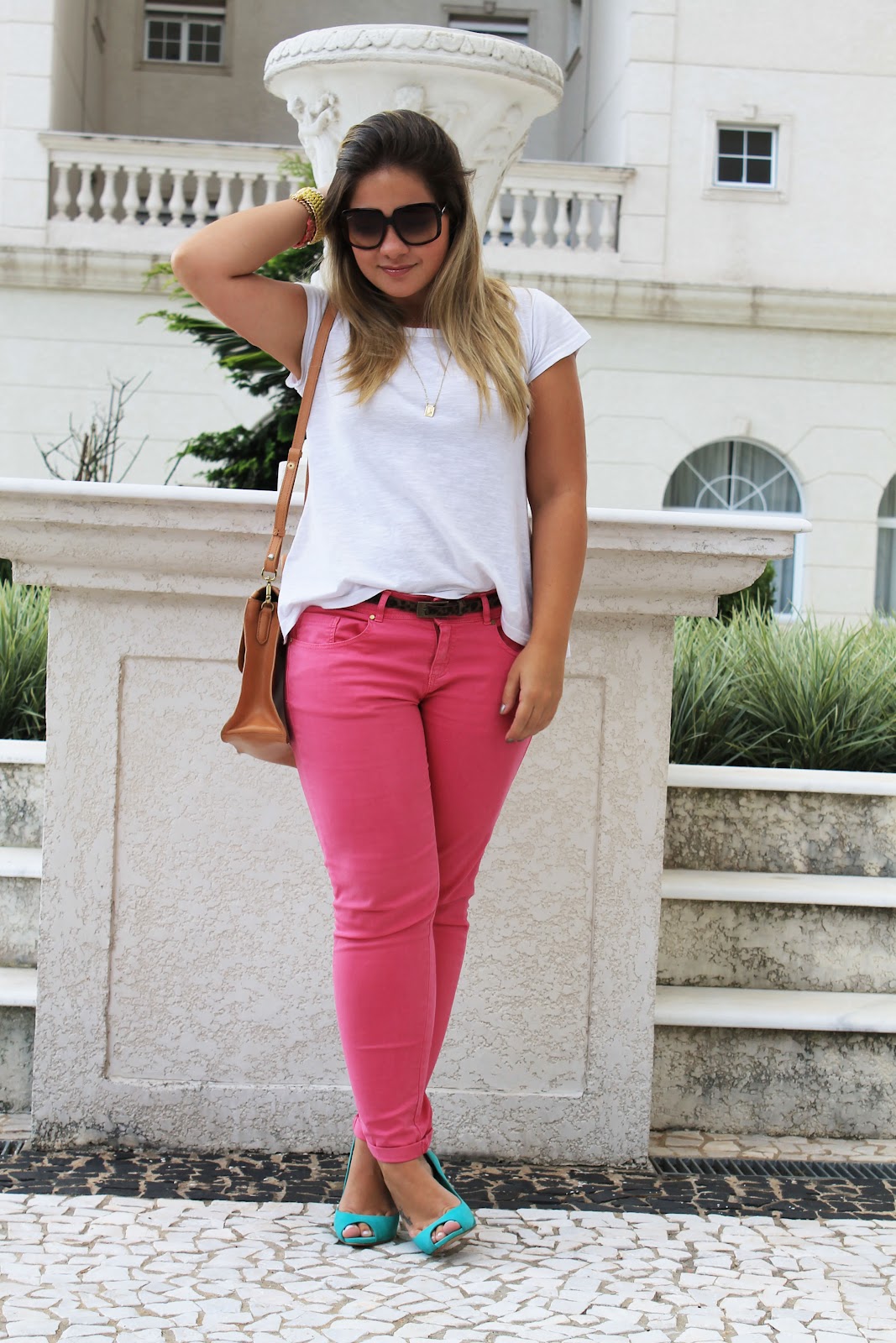 Moda por Laura B.: O que usar hoje: calça rosa