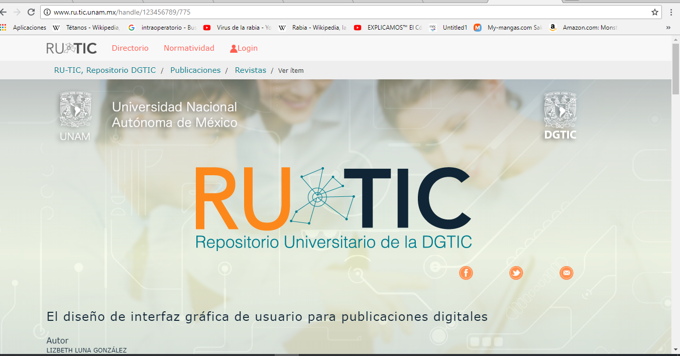 El diseño de interfaz gráfica de usuario para publicaciones digitales