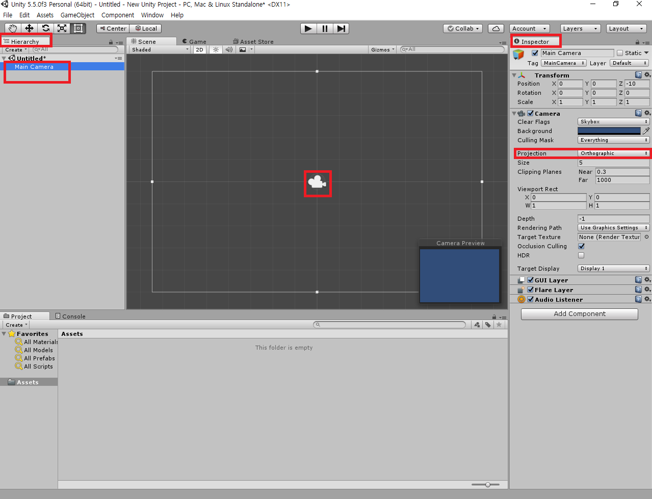 쿠sal 컴 Unity Unity Tutorial 따라하기 2d 게임 프로젝트 만들고 Sprite 추가하기eoy 7144