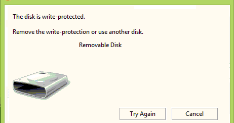 Eassos Recovery: Fix "The disk is write protected" error