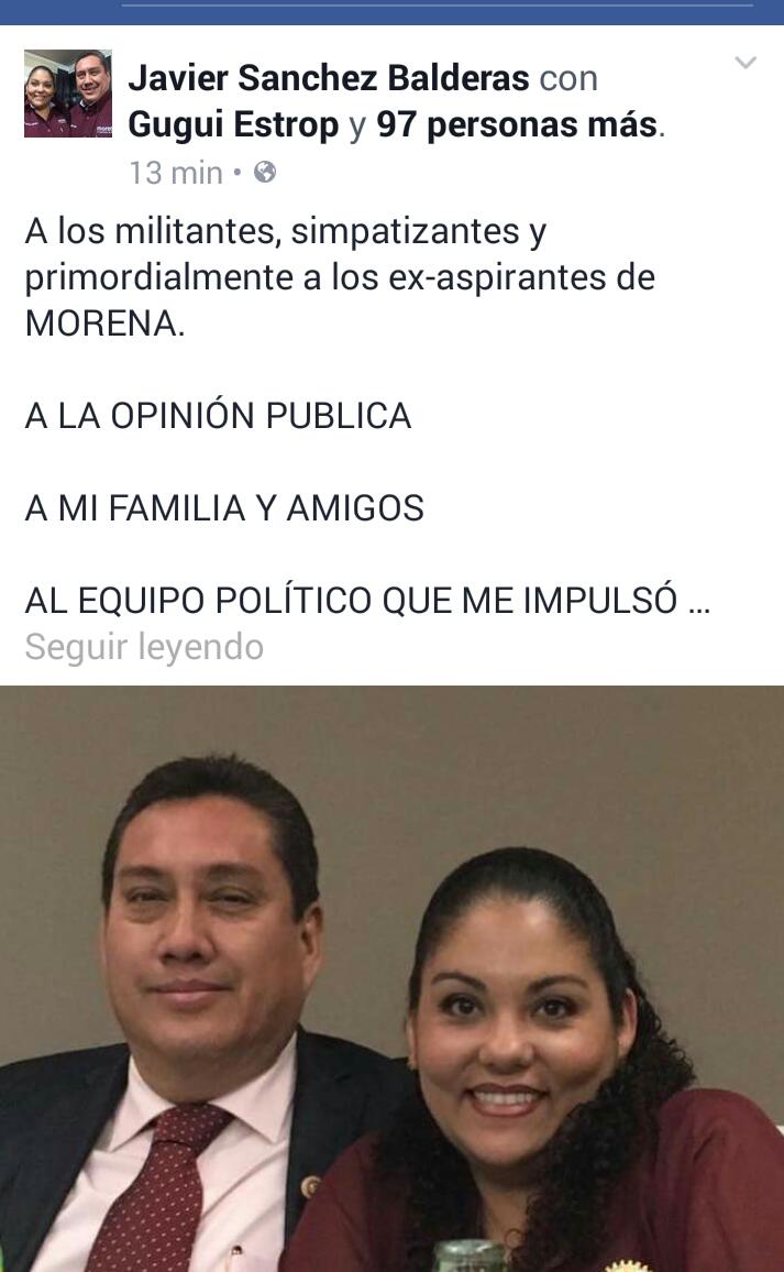 VaXtuxpan. Periodismo Virtual.: Posicionamiento de Javier Sánchez Balderas