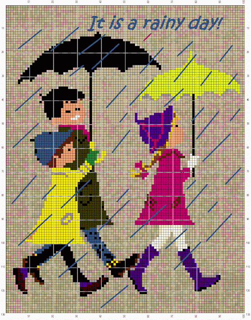 Χειροτεχνήματα: Ομπρέλες για κέντημα / Umbrella cross stitch patterns