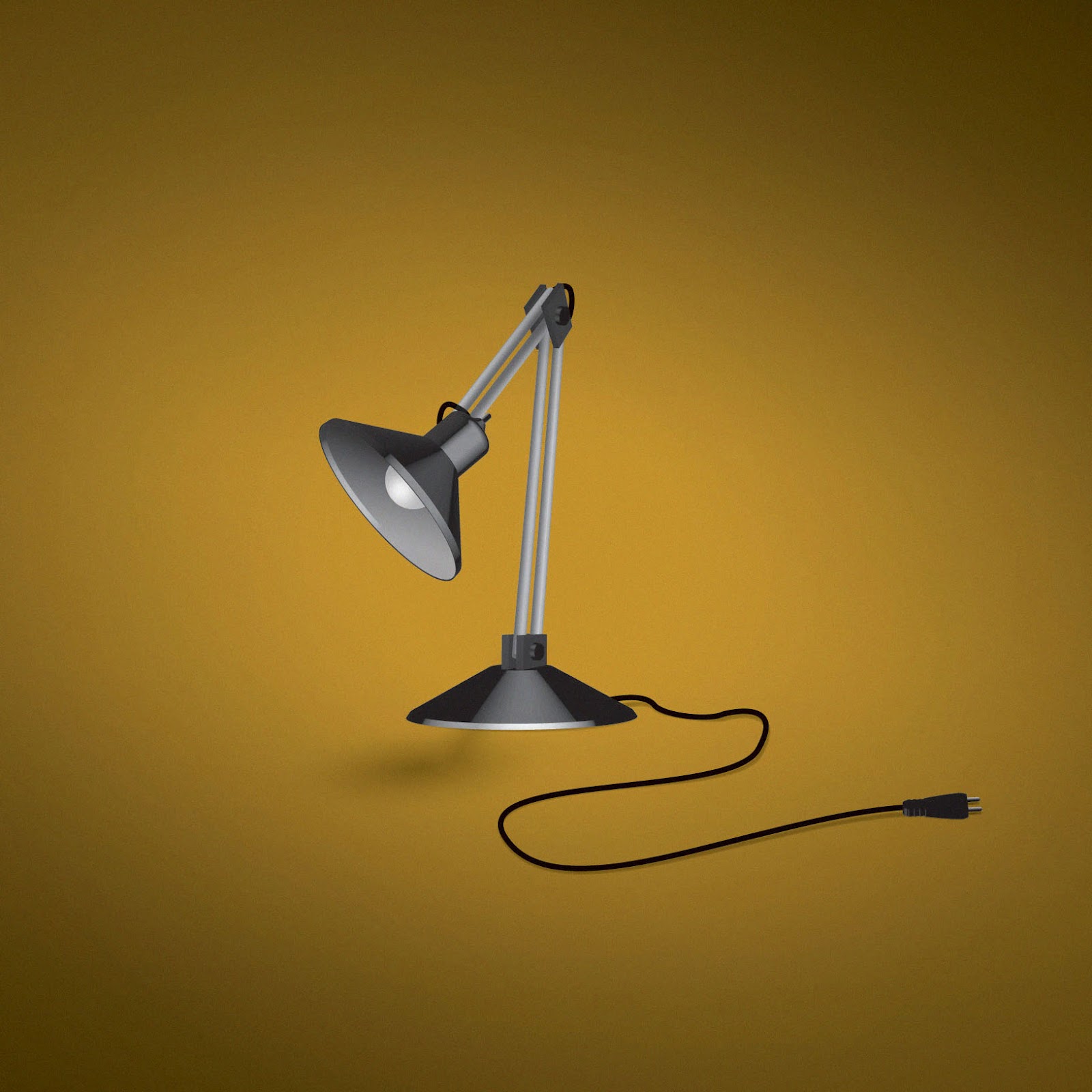 sandor laszlo design: Lamp font "1"