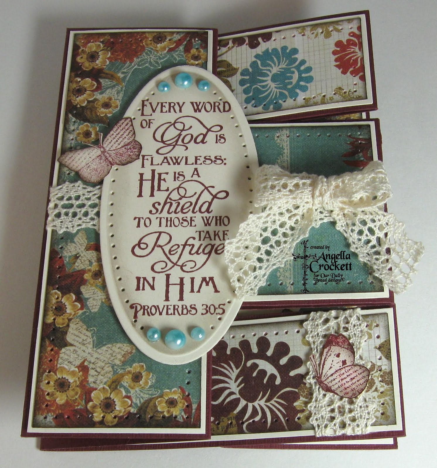 Body, Mind, Spirit, and STAMPS!: Tri-Shutter Scripture Card