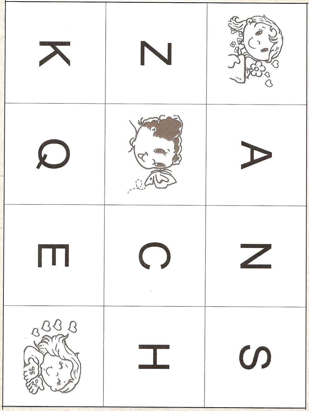 el rincón de infantil: ¡VAMOS A JUGAR AL BINGO..... DE LETRAS!