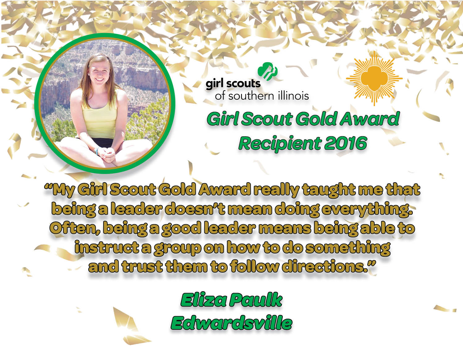 Girl Scouts of Southern Illinois: Congratulations to GSSI's 2016 Girl ...