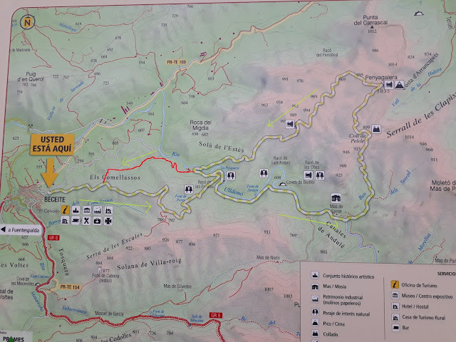 MONTAÑAS DE AYER Y DE HOY: BECEITE (Les Ports) - Circular a Penyagalera ...