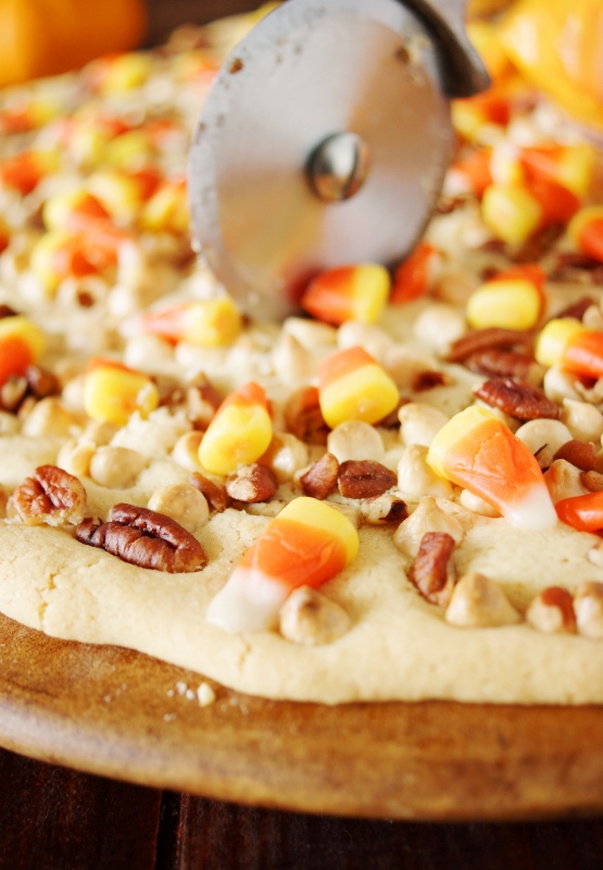 Easy Candy Corn Slab Cookies | The Kitchen is My Playground