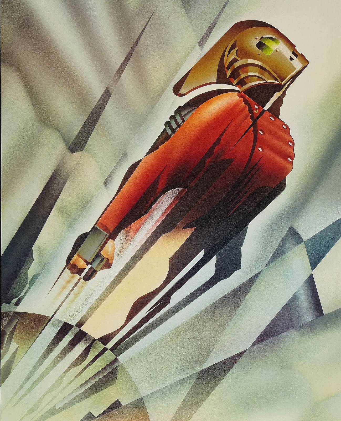 Rocketeer | Art deco posters, Movie poster art, Art deco poster