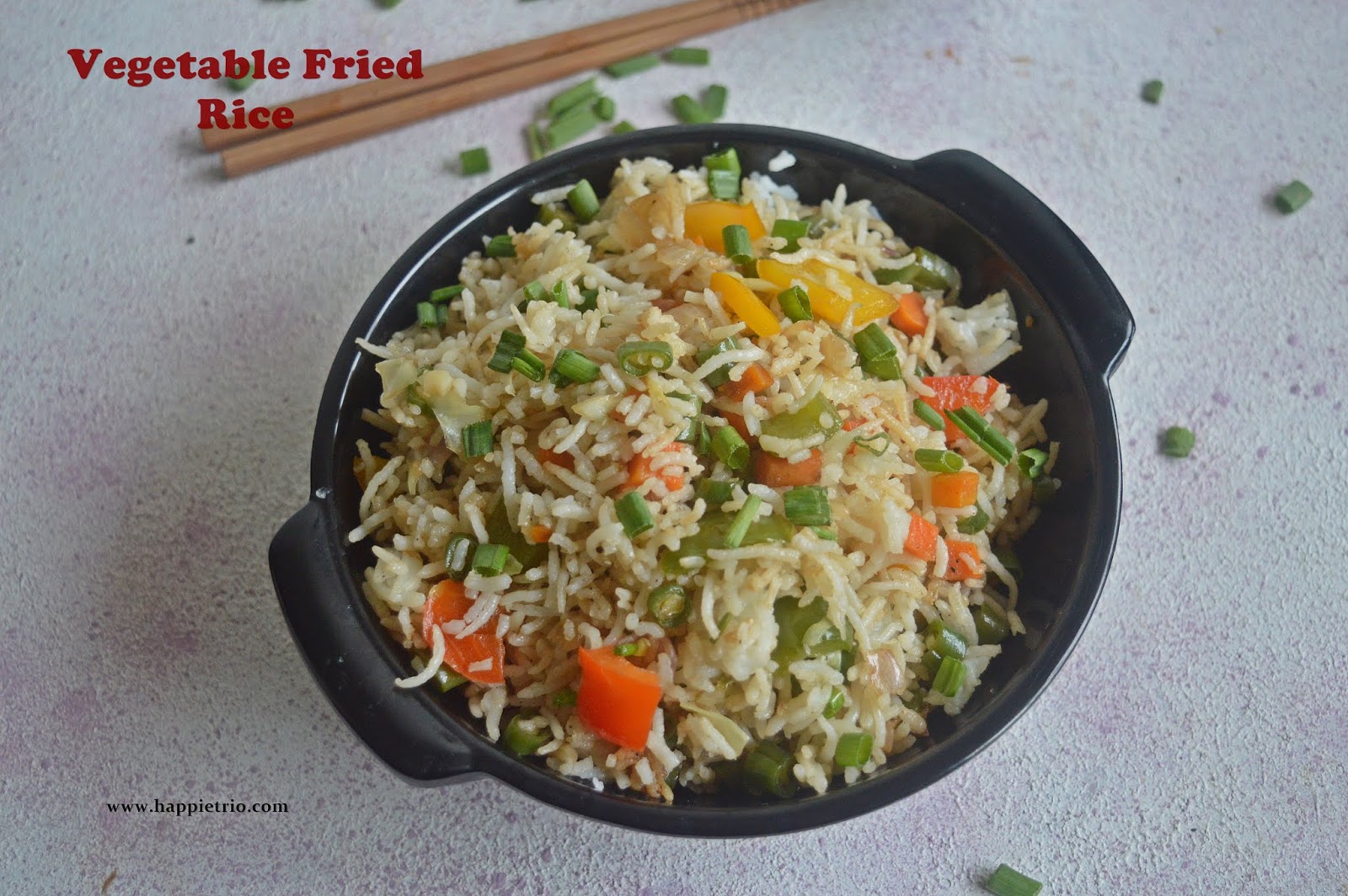 Vegetable Fried Rice - Cook with Sharmila