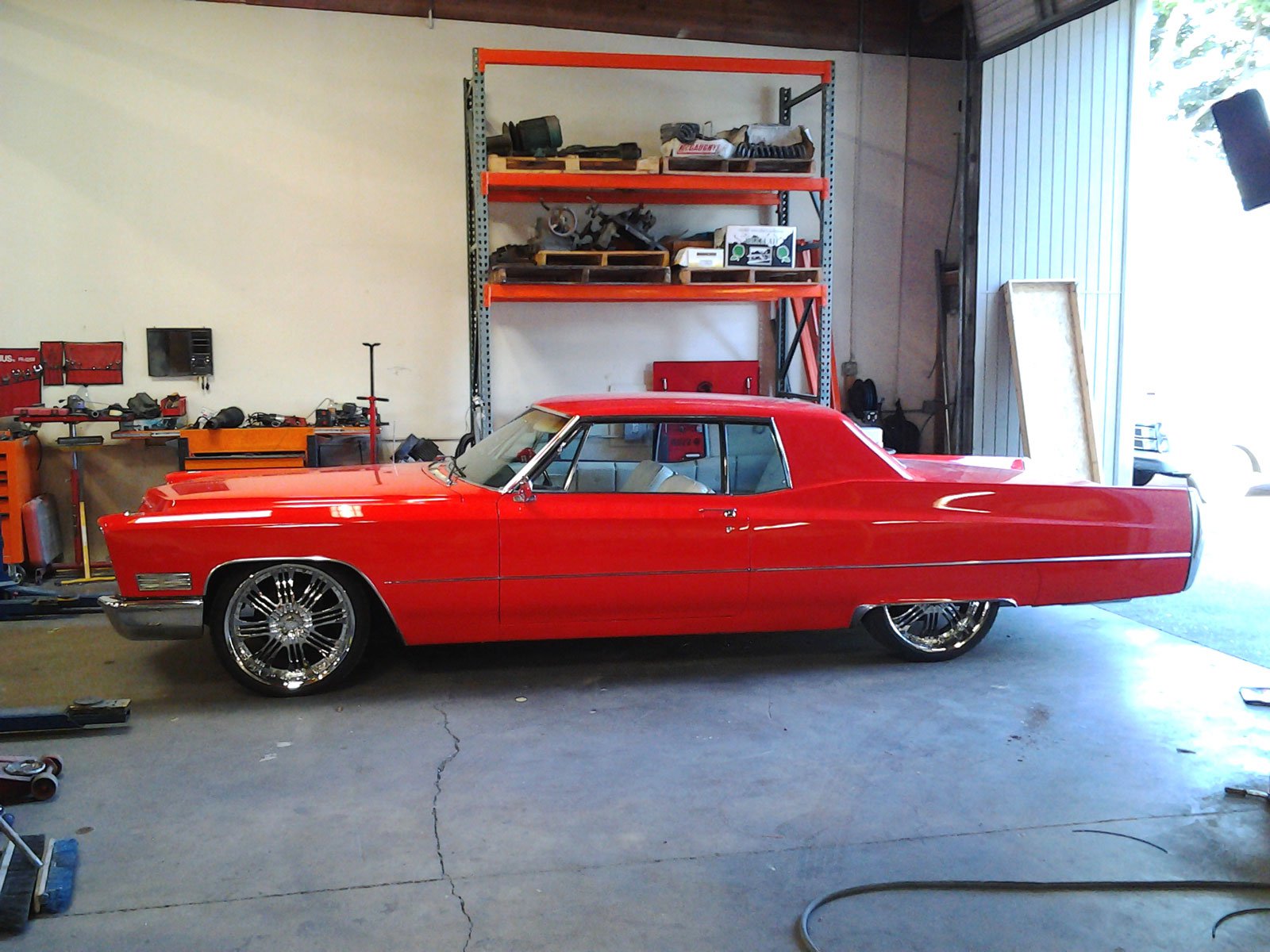 BC Fabrication: '67 Caddy Coupe DeVille - Air Suspension Installation