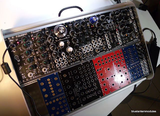 MATRIXSYNTH: Blue Lantern Modules 6U Analog Modular synthesizer system