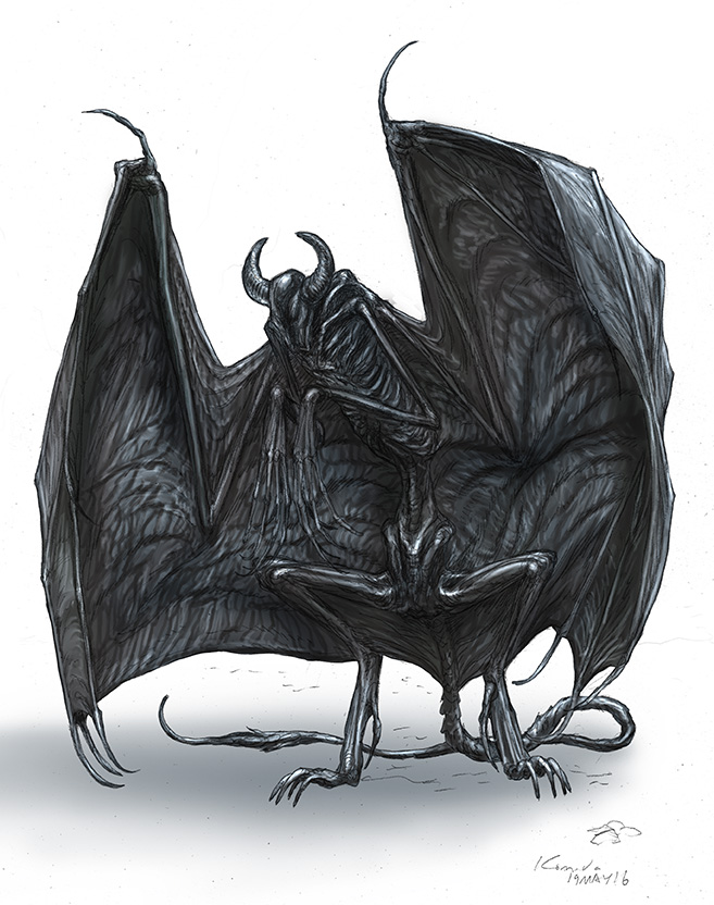 Drawing is Neat: H.P. Lovecraft's Night-gaunt: The Tickling Terror